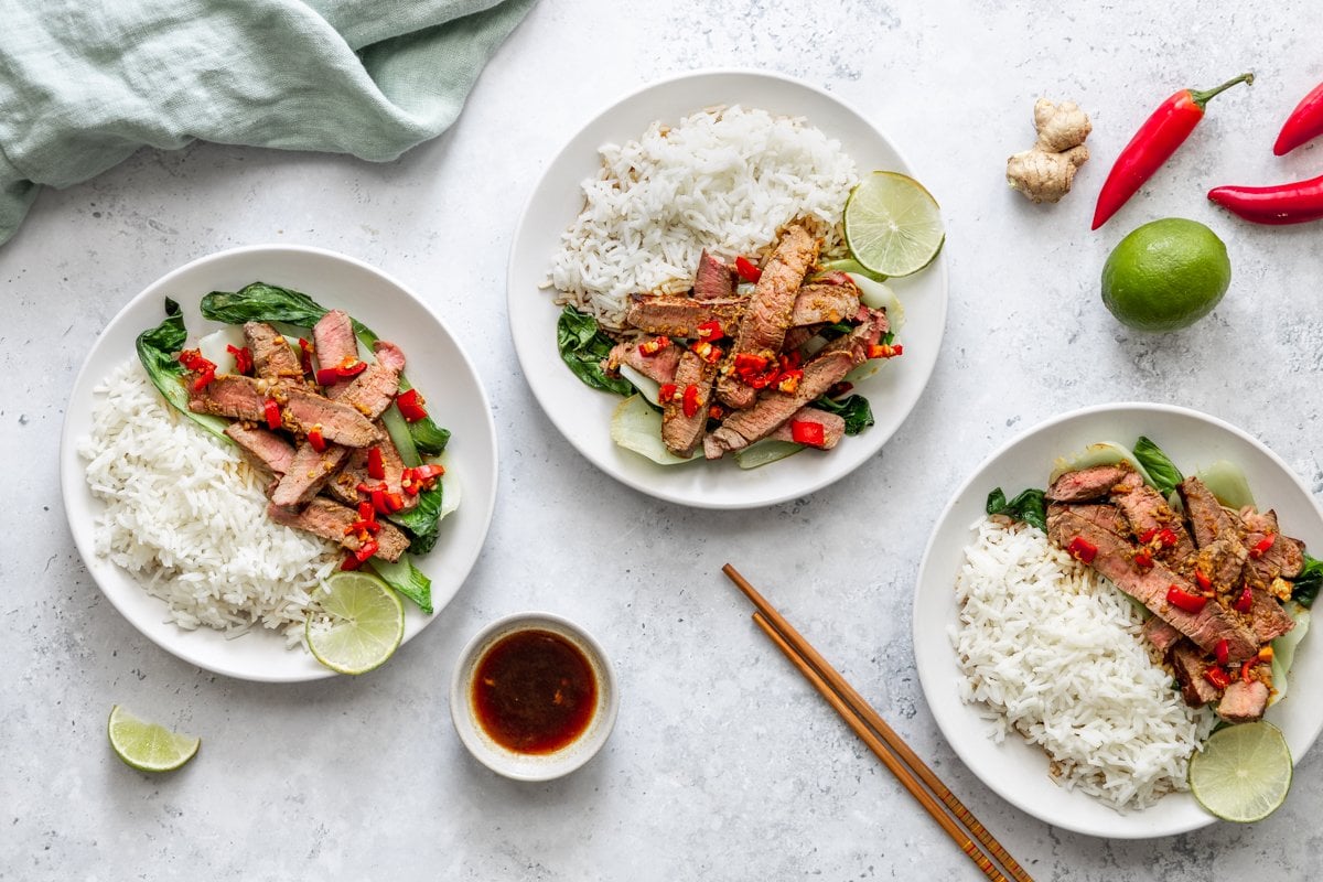 Asian Beef and Pak Choi - Searching for Spice