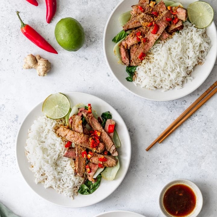 Asian Beef and Pak Choi - Searching for Spice