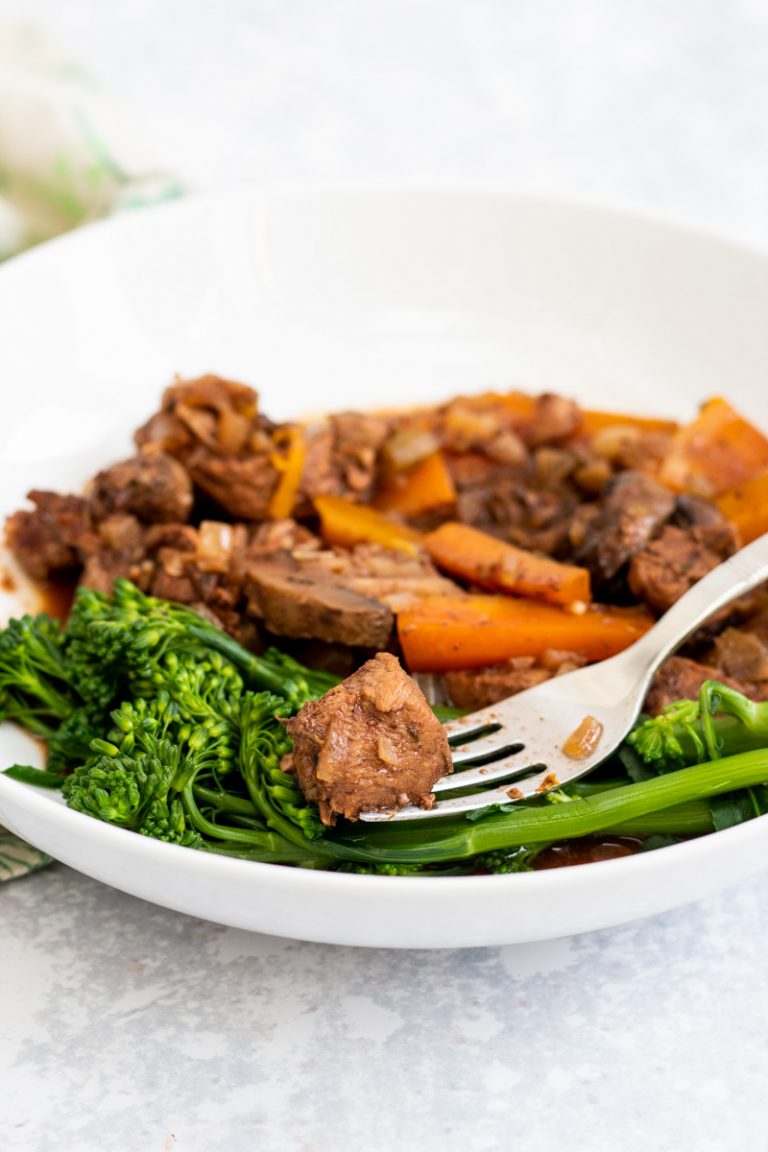 Slow Cooked Juniper Beef Stew - Searching for Spice