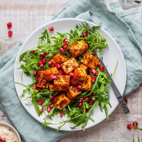 Marinated Paneer Salad - Searching for Spice