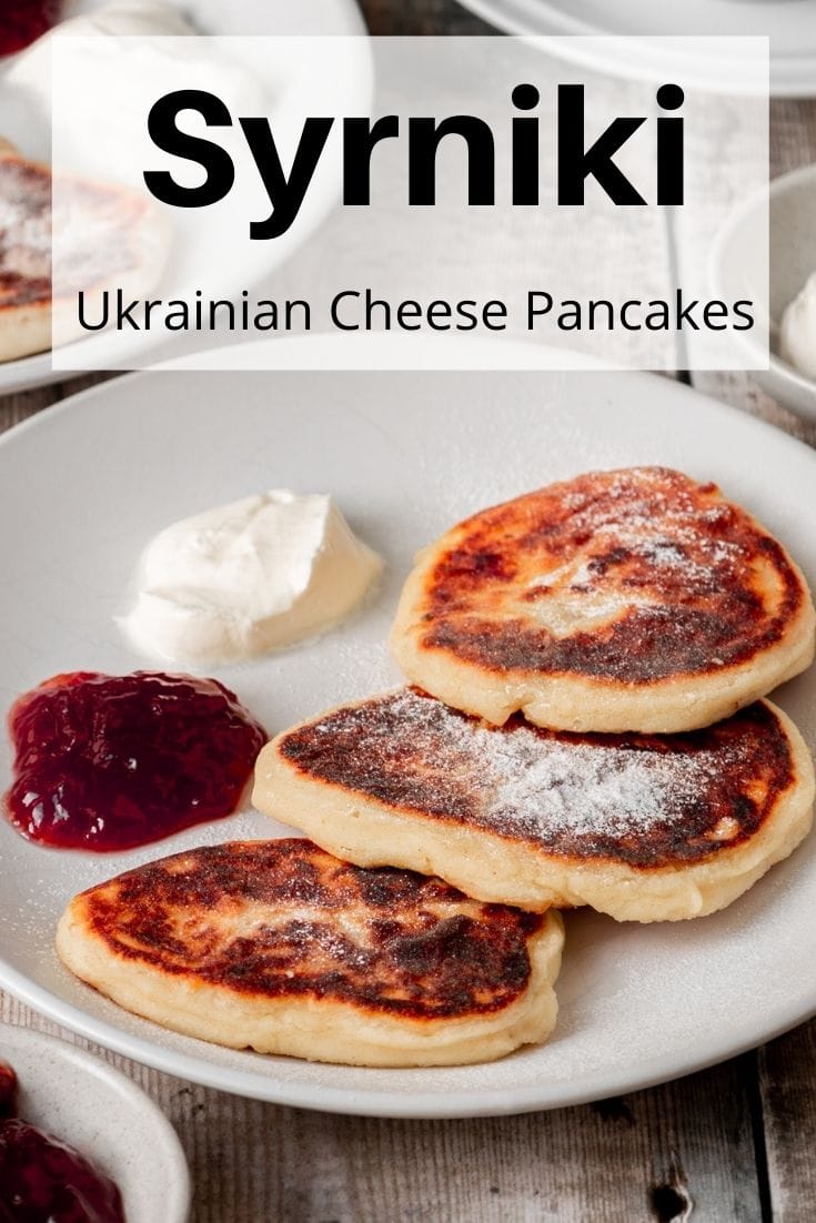 Syrniki - Ukrainian Cheese Pancakes - Searching for Spice